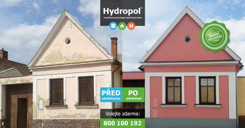 HYDROPOL šetří náklady a umožňuje šetrné odvlhčení budov | Chatař Chalupář